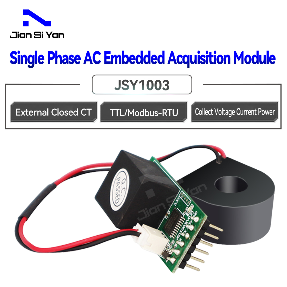 China JSY1003 Single-phase AC TTL Modbus-RTU Embedded Metering Module ...